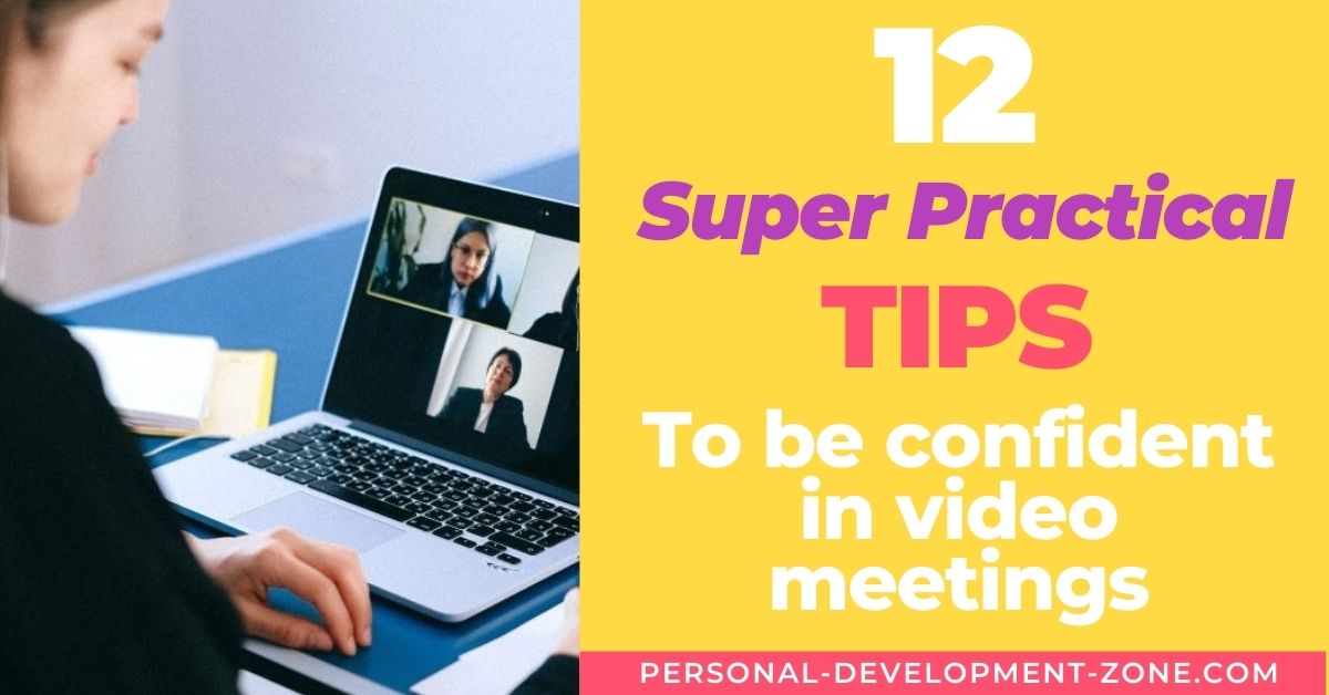 Body Language For Video Conference: 12 Super Tips Infographic